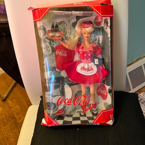 Barbie | Toys | Cocacola Barbie Collectors Edition Box Is Dented Circa ...